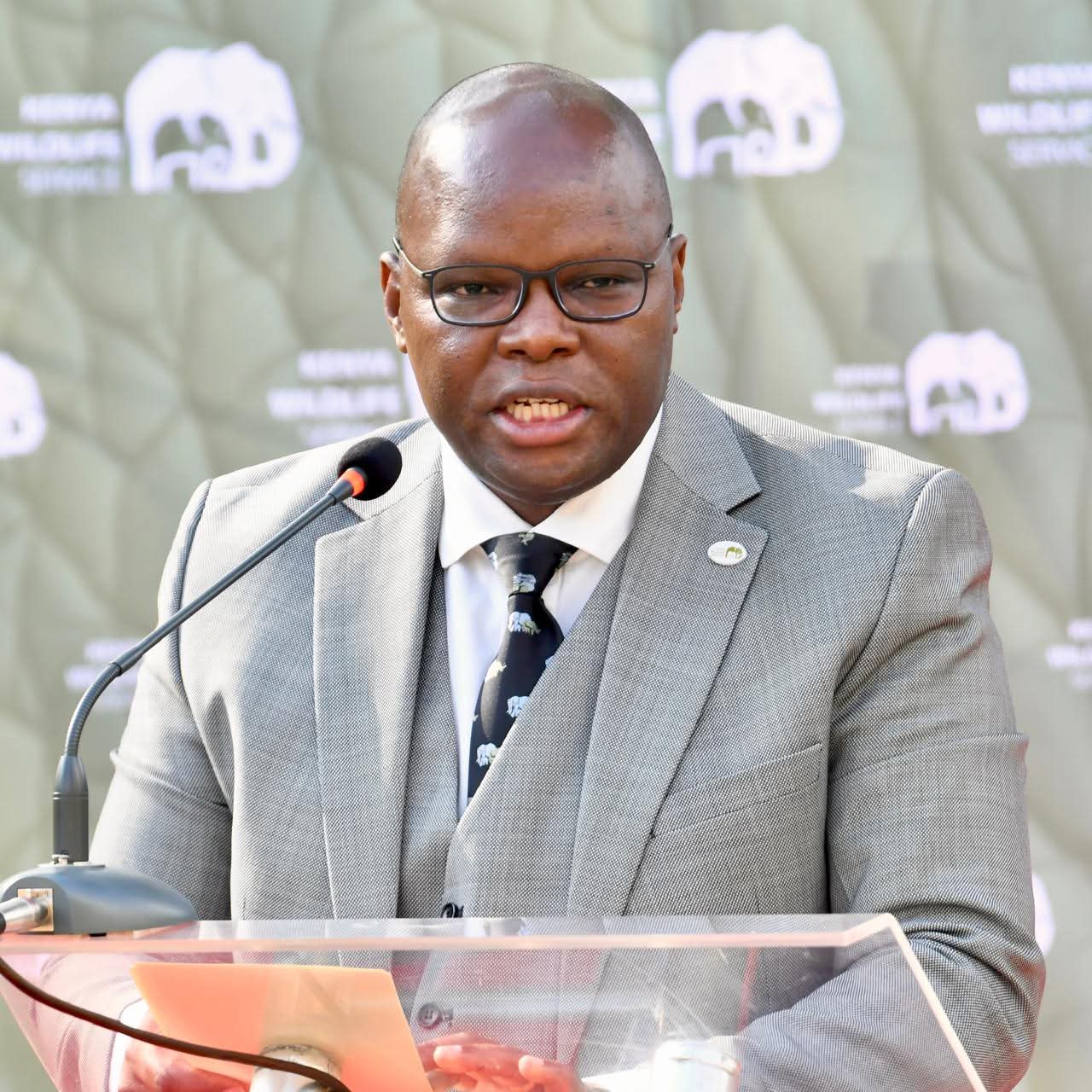 Kenya Wildlife Service (KWS) Director General Professor Erustus Kanga ...